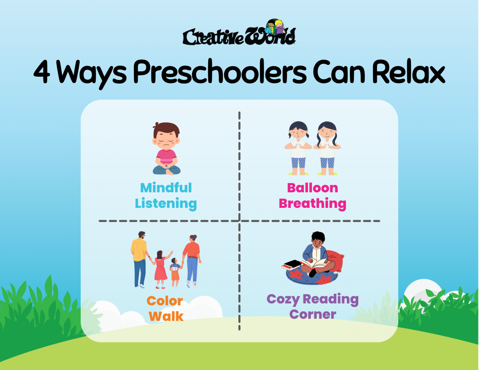 National Relaxation Day Activities for Preschoolers: Mindfulness, Deep ...