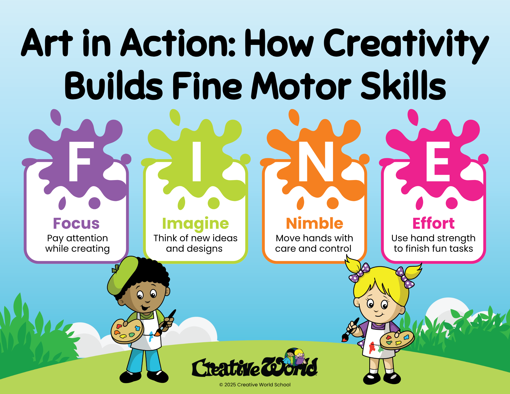 Artful Development: How Art Builds Fine Motor Skills