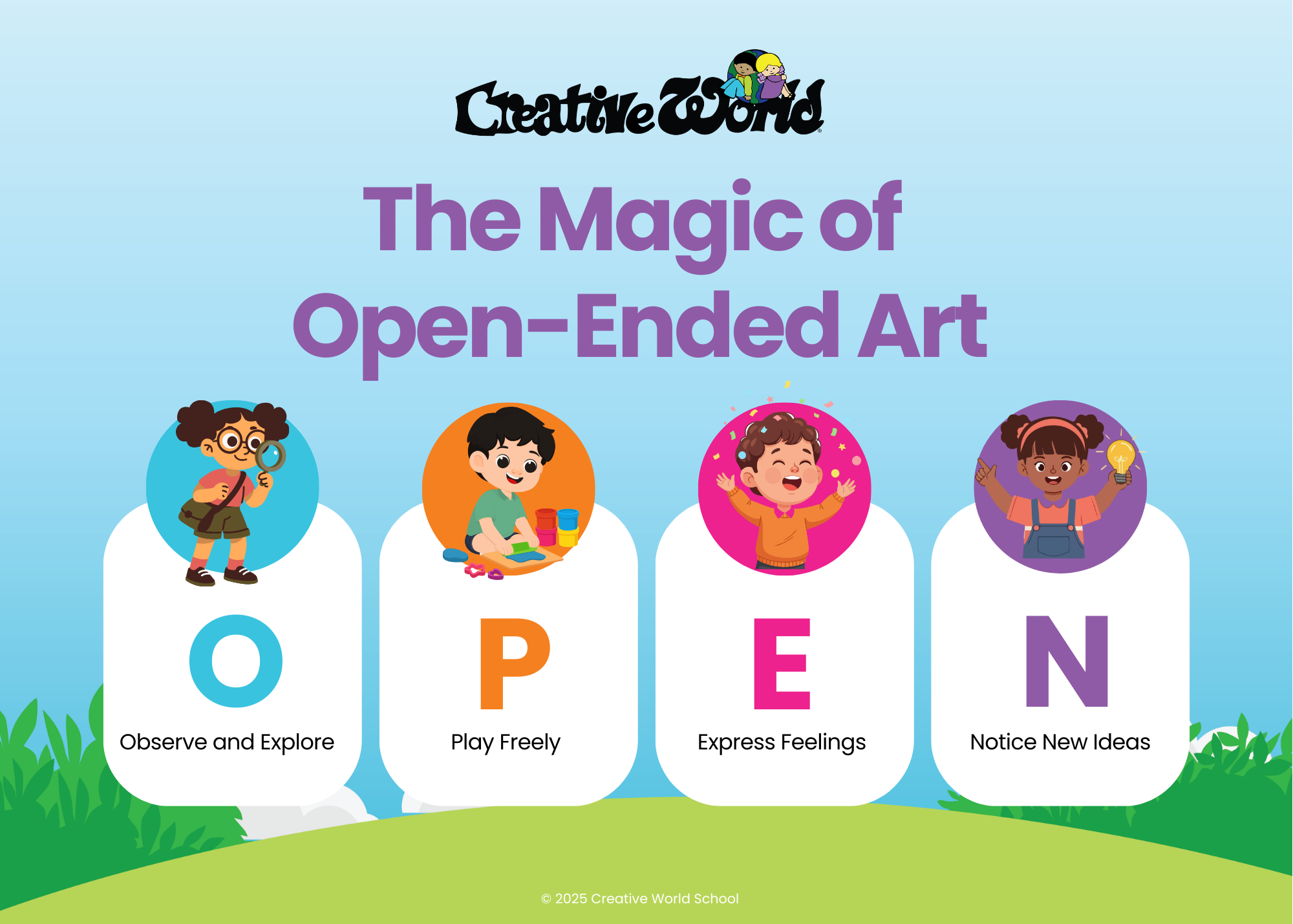 Open-Ended Art: Encouraging Creativity in Preschoolers
